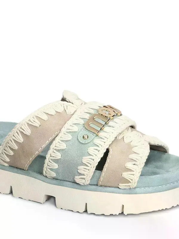 Mou Bio Suede Sandals