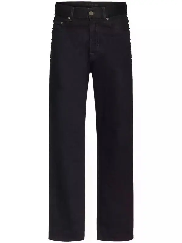 Valentino Garavani Straight-leg Jeans With Studs