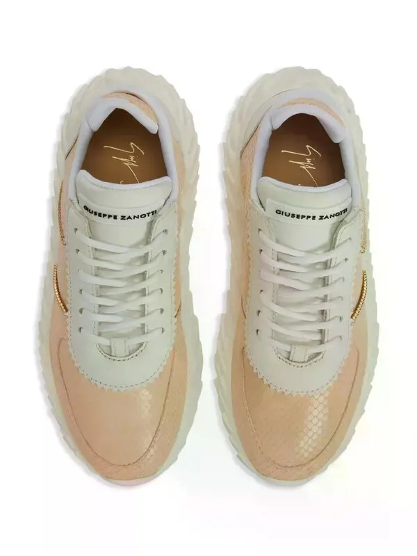 GIUSEPPE ZANOTTI Urchin Leather Sneakers - Pink