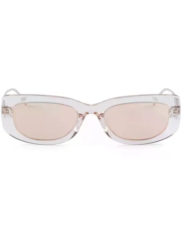 Prada Rectangle-frame Sunglasses - Neutrals