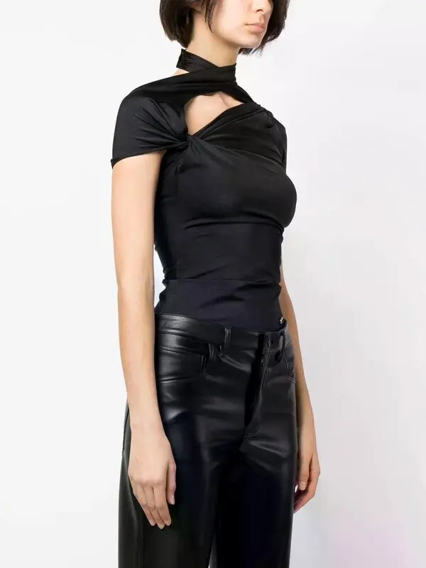 Coperni Logo-plaque Cut-out T-shirt