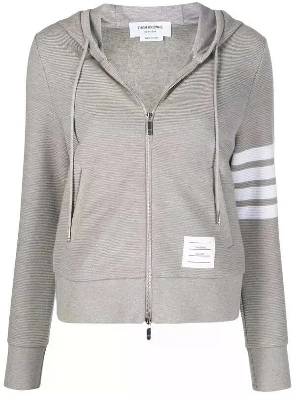 Thom Browne Signature 4-bar Stripe Hoodie
