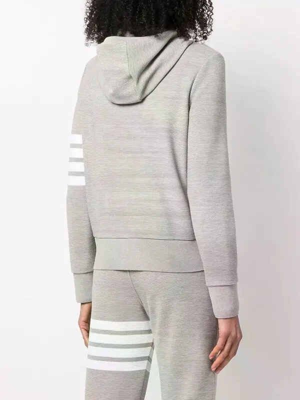 Thom Browne Signature 4-bar Stripe Hoodie