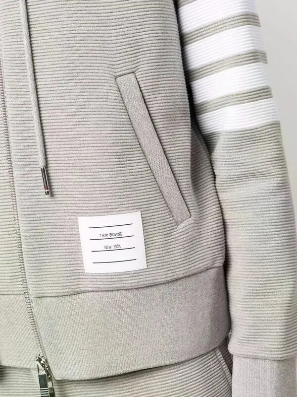 Thom Browne Signature 4-bar Stripe Hoodie