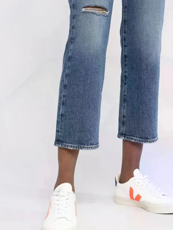 7 For All Mankind High-rise Cropped Logan Jeans