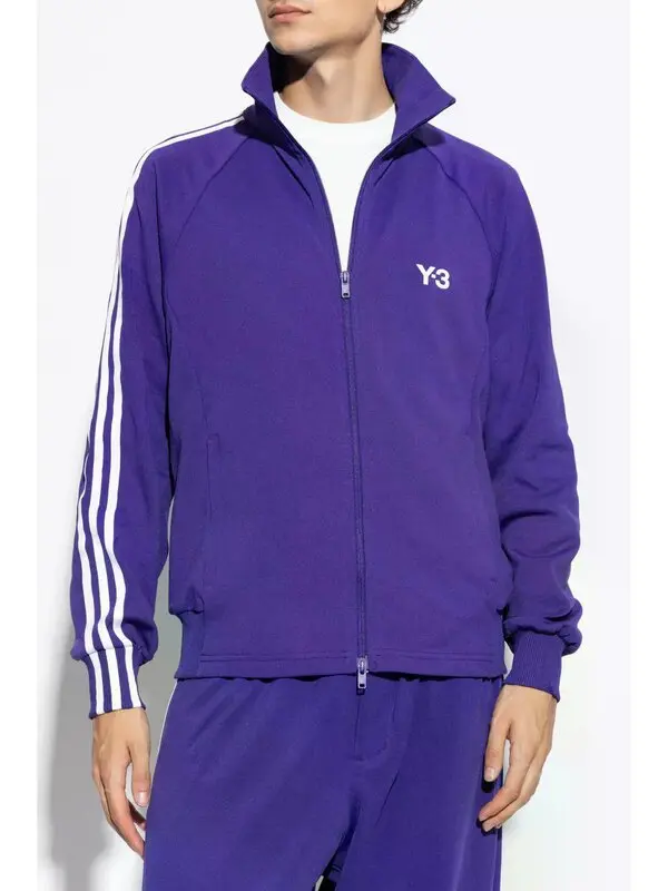 Y3 3-stripes Logo Zipped Jacket
