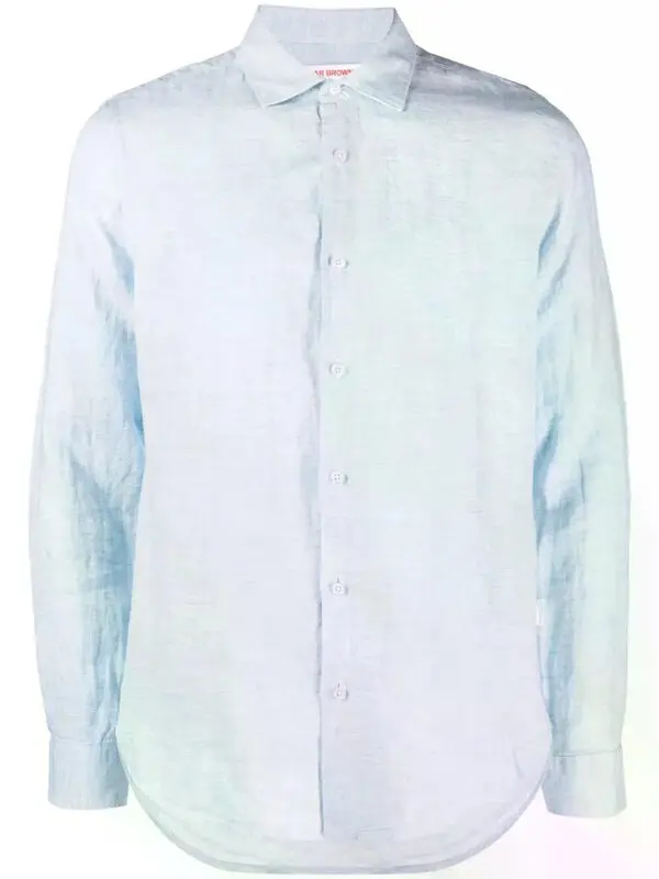 Orlebar Brown Linen Shirt - Blue