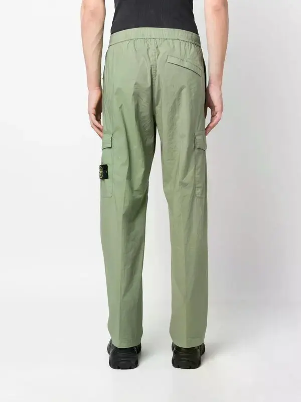 Stone Island Logo Patch Trousers