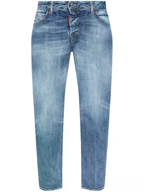 Dsquared2 Logo-patch Cotton Jeans