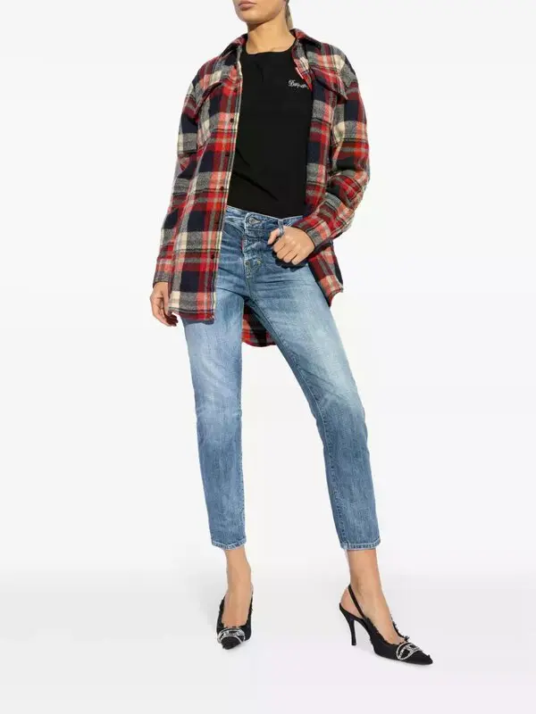 Dsquared2 Logo-patch Cotton Jeans