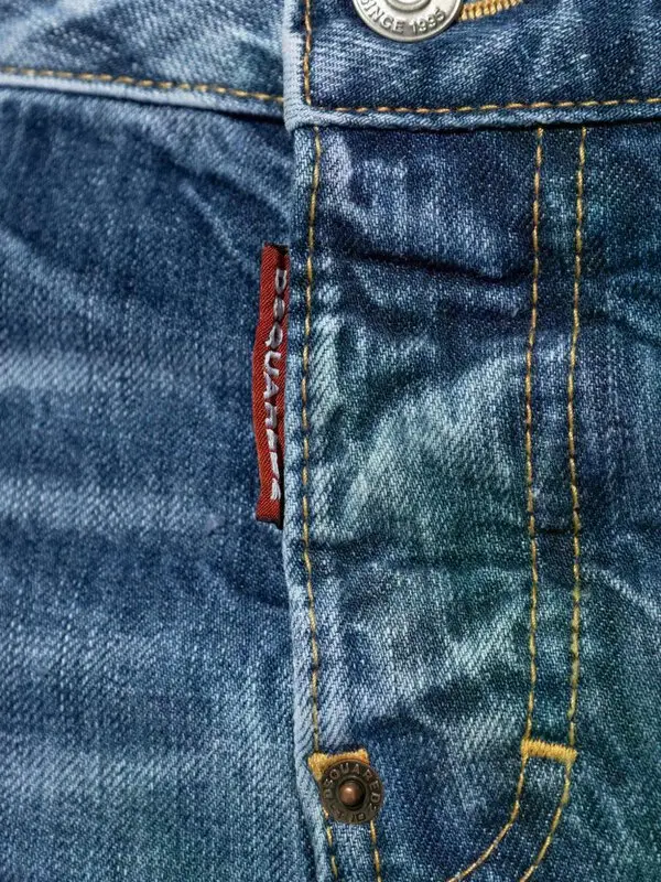 Dsquared2 Logo-patch Cotton Jeans