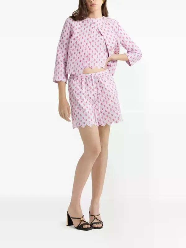 PATOU Floral-print Quilted Jacket