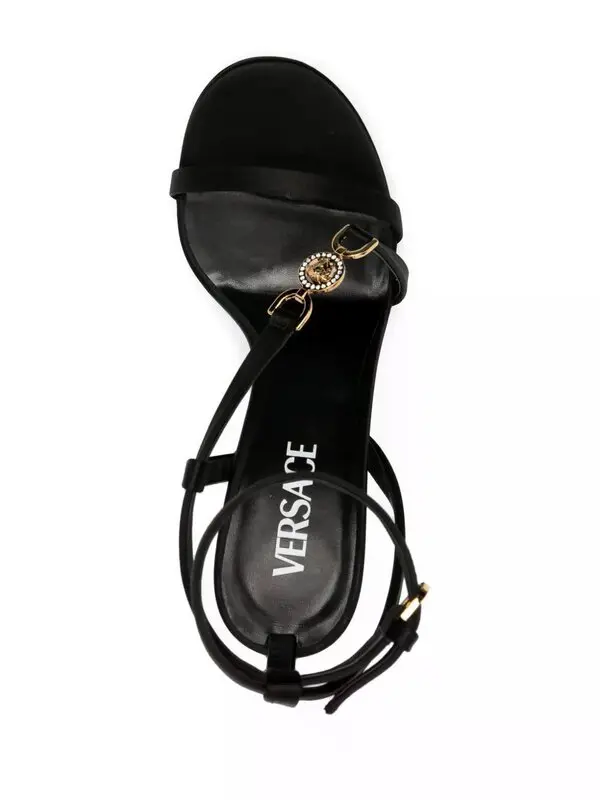 Versace Medusa '95 Embellished Stiletto Sandals