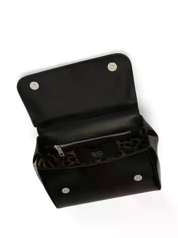 Dolce & Gabbana Large Sicily Top-handle Bag - Black