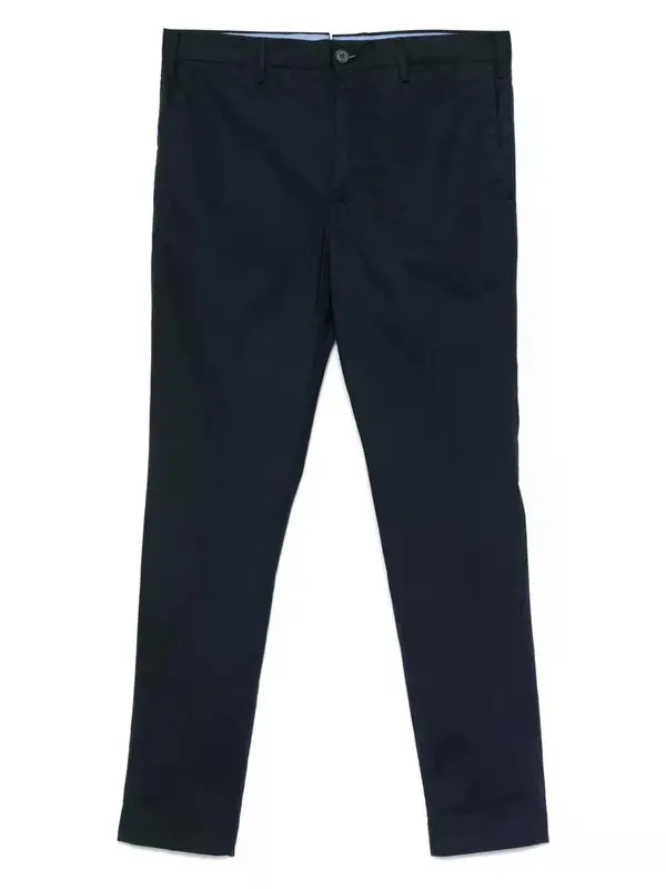 Incotex Poplin Trousers - Blue