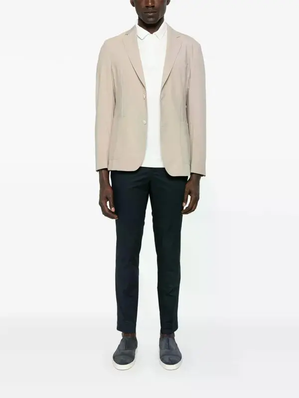Incotex Poplin Trousers - Blue