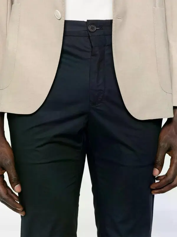 Incotex Poplin Trousers - Blue