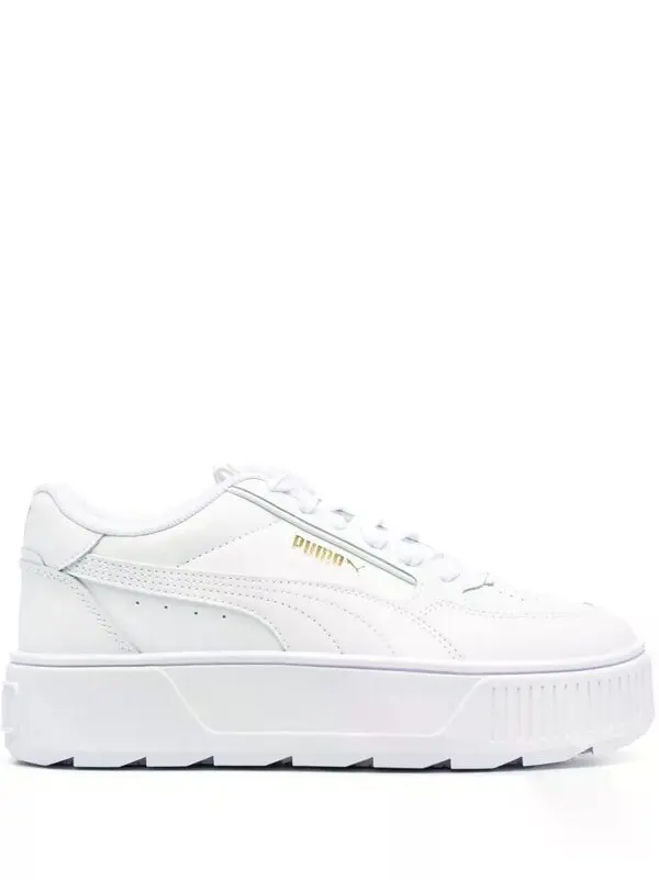 PUMA Karmen Rebelle Perforated Sneakers - White