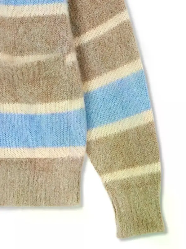 STUDIO TOMBOY Striped Cardigan - Neutrals