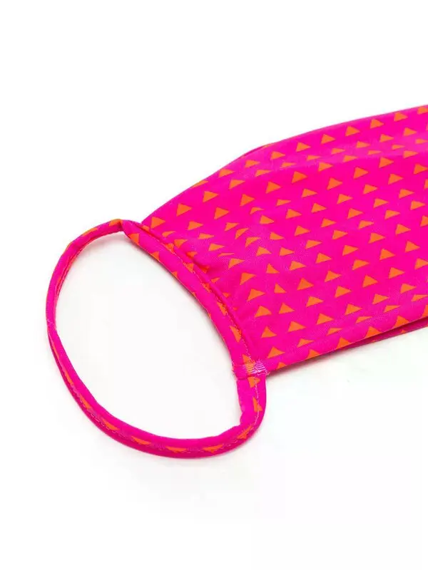 AMIR SLAMA Geometric Print Face Masks