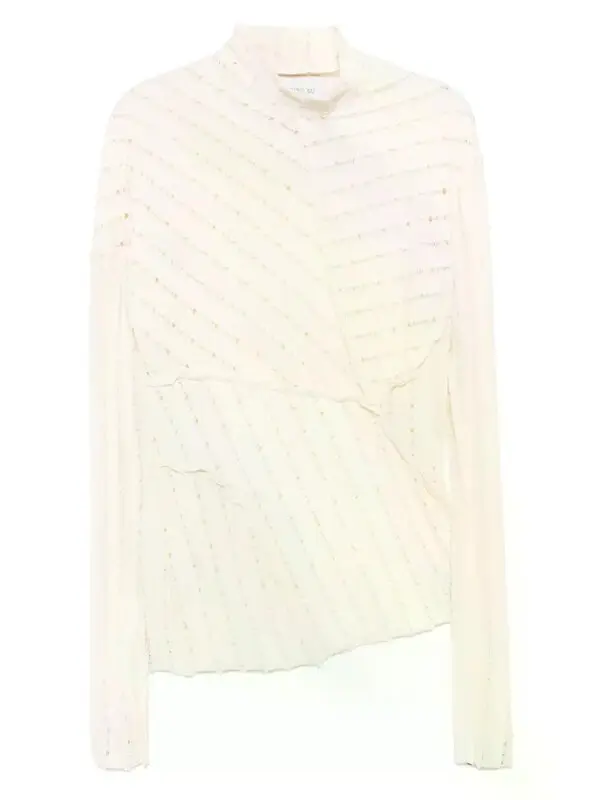 CHIAHUNG SU Long-sleeved High Neck Top