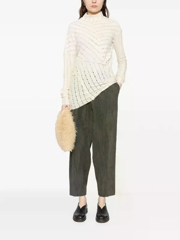 CHIAHUNG SU Long-sleeved High Neck Top