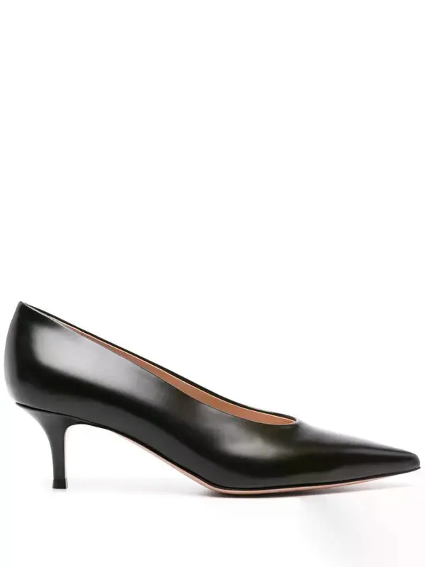 GIANVITO ROSSI 55mm Robbie Leather Pumps - Black