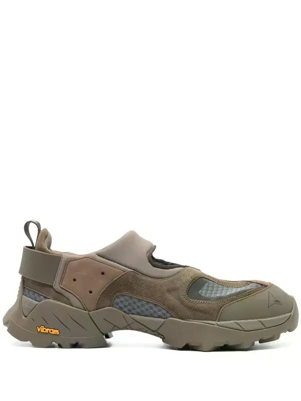 ROA Panelled Sandals - Brown