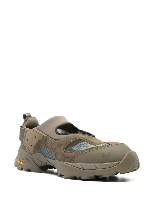 ROA Panelled Sandals - Brown