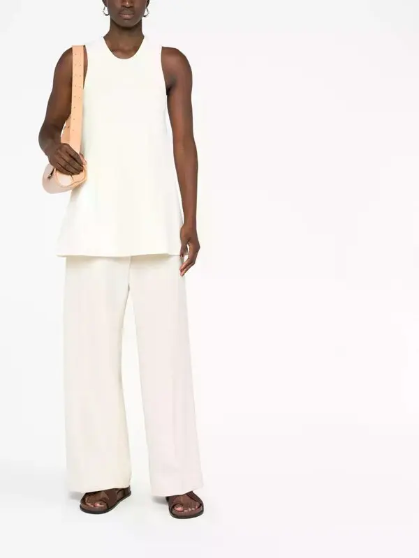JIL SANDER Cropped Sleeveless Blouse