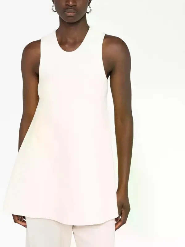 JIL SANDER Cropped Sleeveless Blouse