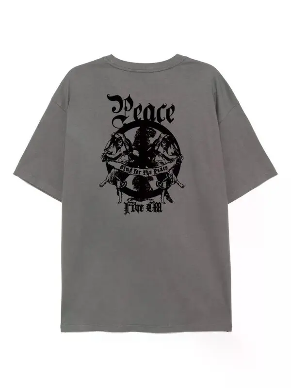 FIVE CM Logo Print T-shirt