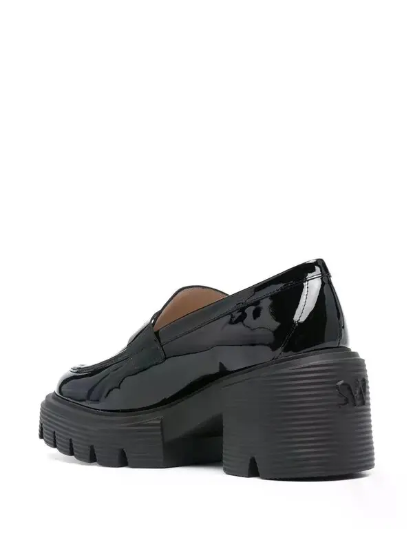 STUART WEITZMAN Soho Patent-leather Loafers