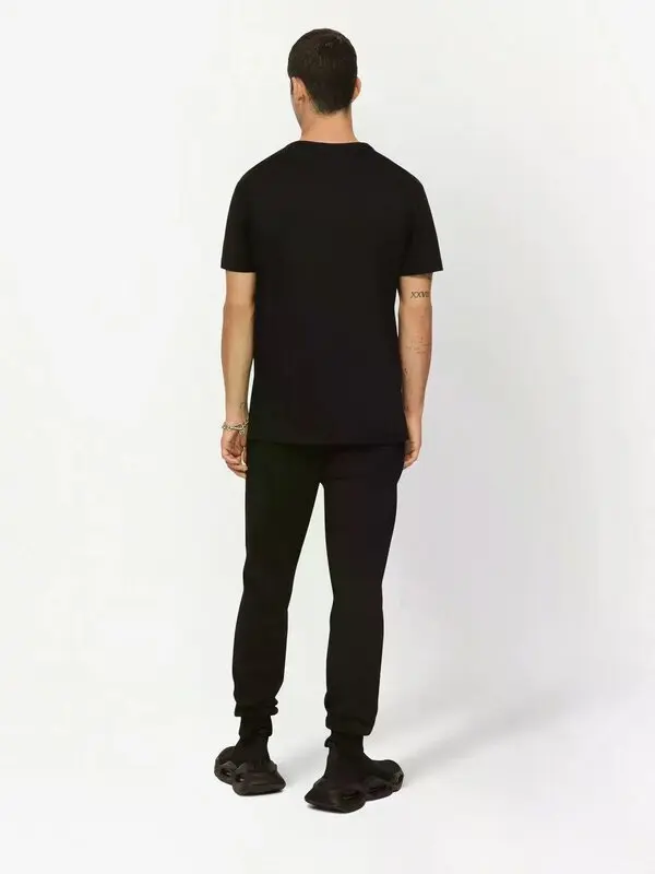 Dolce & Gabbana Logo-plaque Cotton T-shirt
