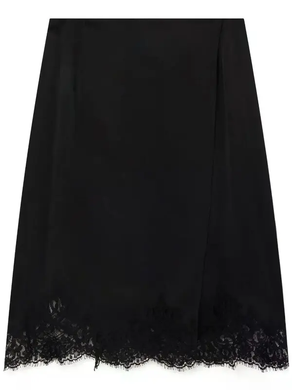 Stella McCartney Guipure Graphic-print Hoodie - Black