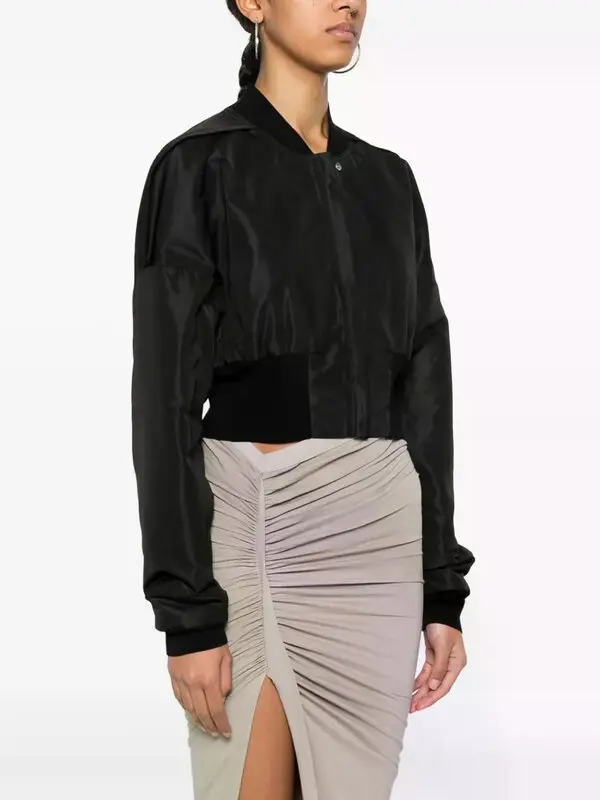 Rick Owens Collage Cropped Bomber Jacket