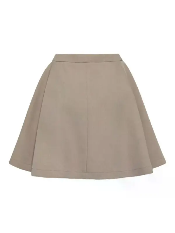 AMI Paris Virgin Wool Skater Skirt
