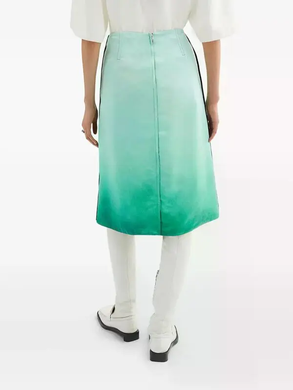 JIL SANDER Printed Satin Skirt