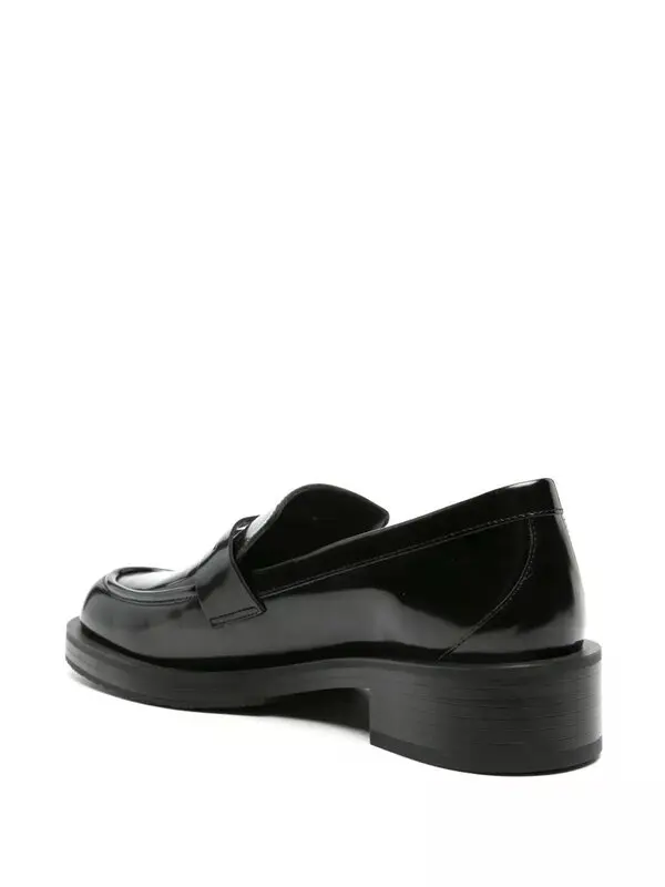 STUART WEITZMAN Palmer Bold Leather Loafers