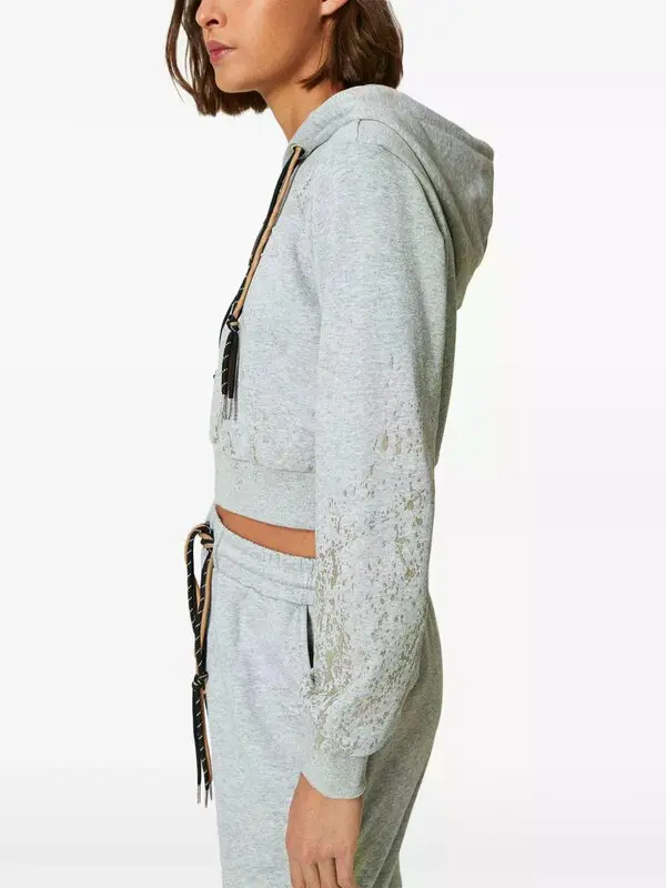 TWINSET Cotton Zip-up Hoodie