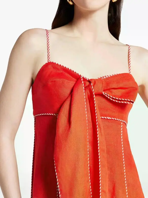 Farm Rio Linen Midi Dress