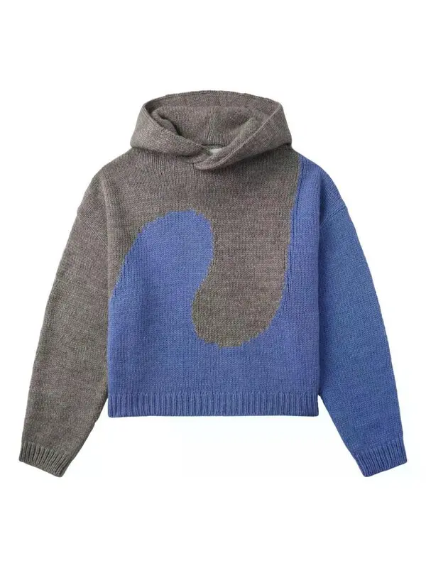 ERL Two-tone Hooded Jumper