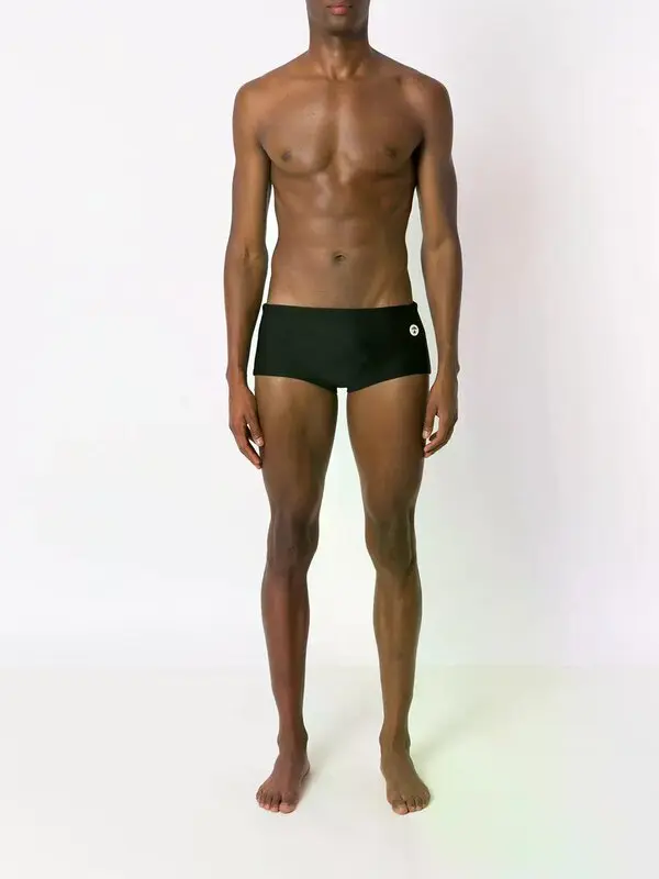 AMIR SLAMA Logo-patch Swimming Shorts
