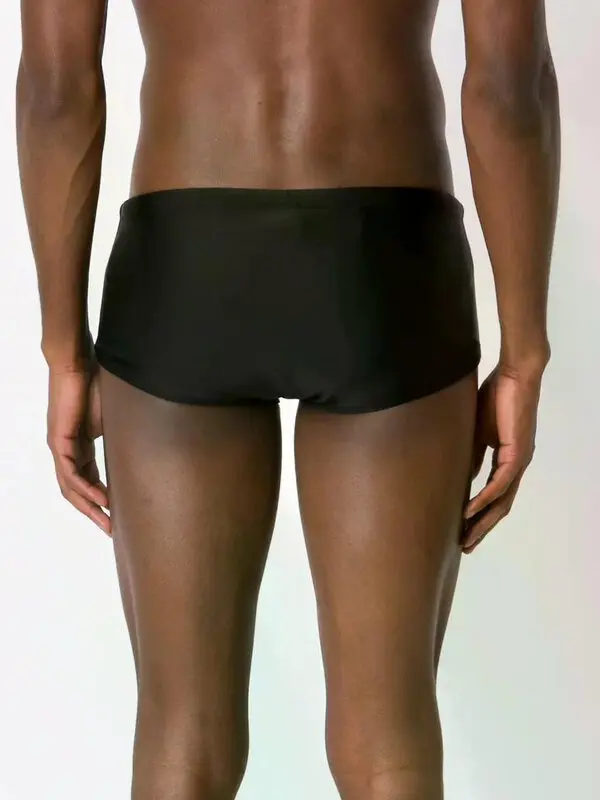 AMIR SLAMA Logo-patch Swimming Shorts