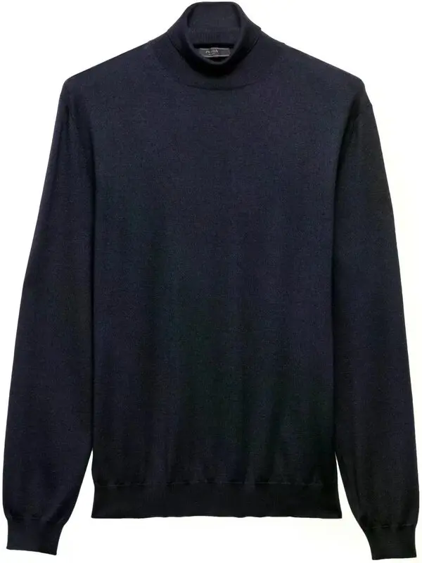 Prada Roll-neck Sweater - Blue
