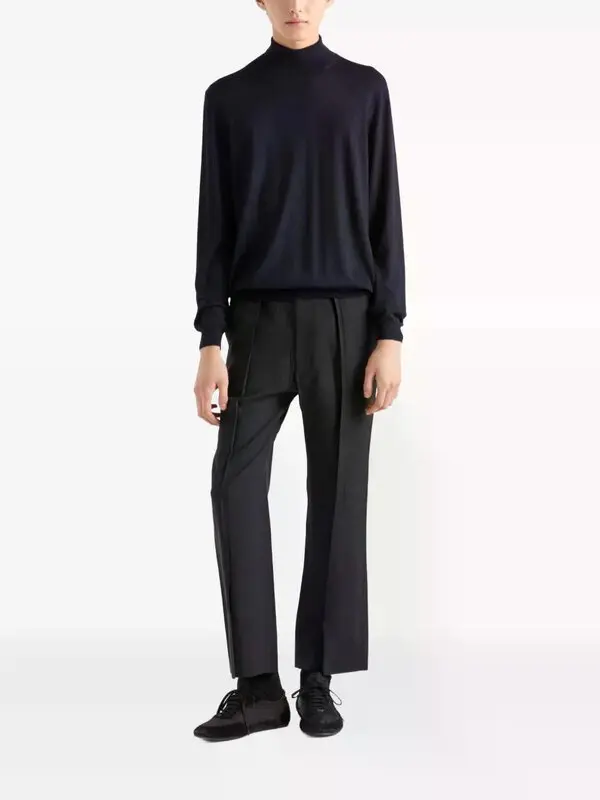 Prada Roll-neck Sweater - Blue
