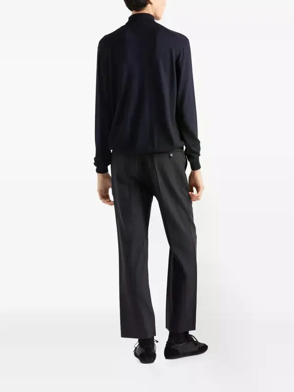 Prada Roll-neck Sweater - Blue