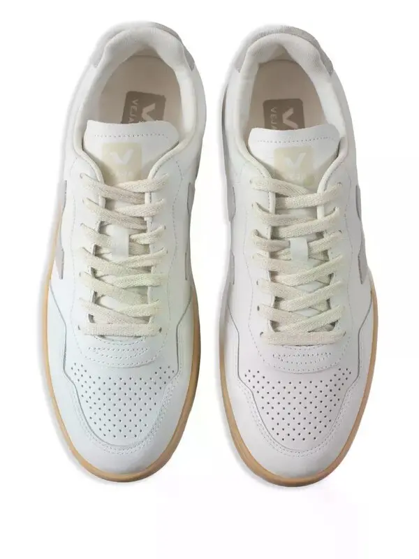 VEJA V-90 Leather Sneakers - White