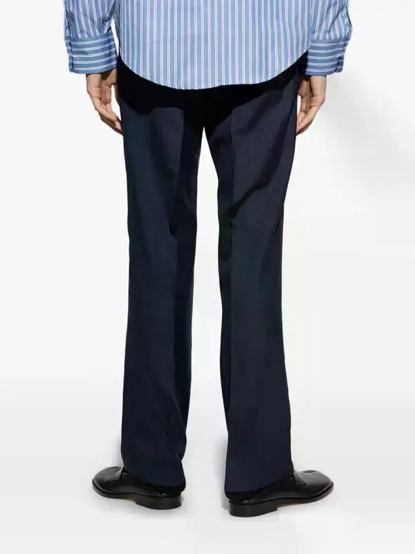 AMI Paris Tapered Pressed-crease Trousers