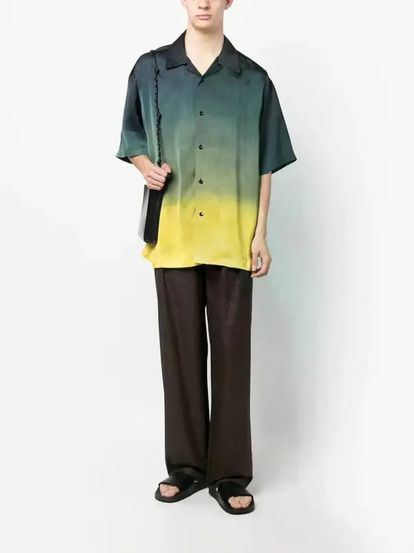 JIL SANDER Gradient-effect Short-sleeve Shirt